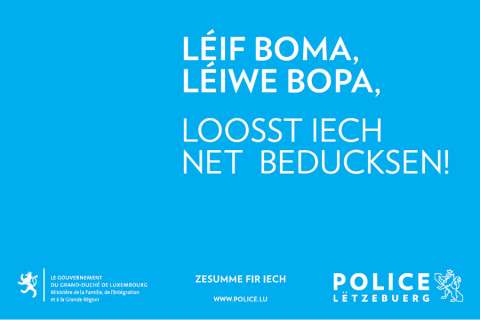 Léif Boma, léiwe Bopa, Loosst iech net beducksen ! - Actualités ...